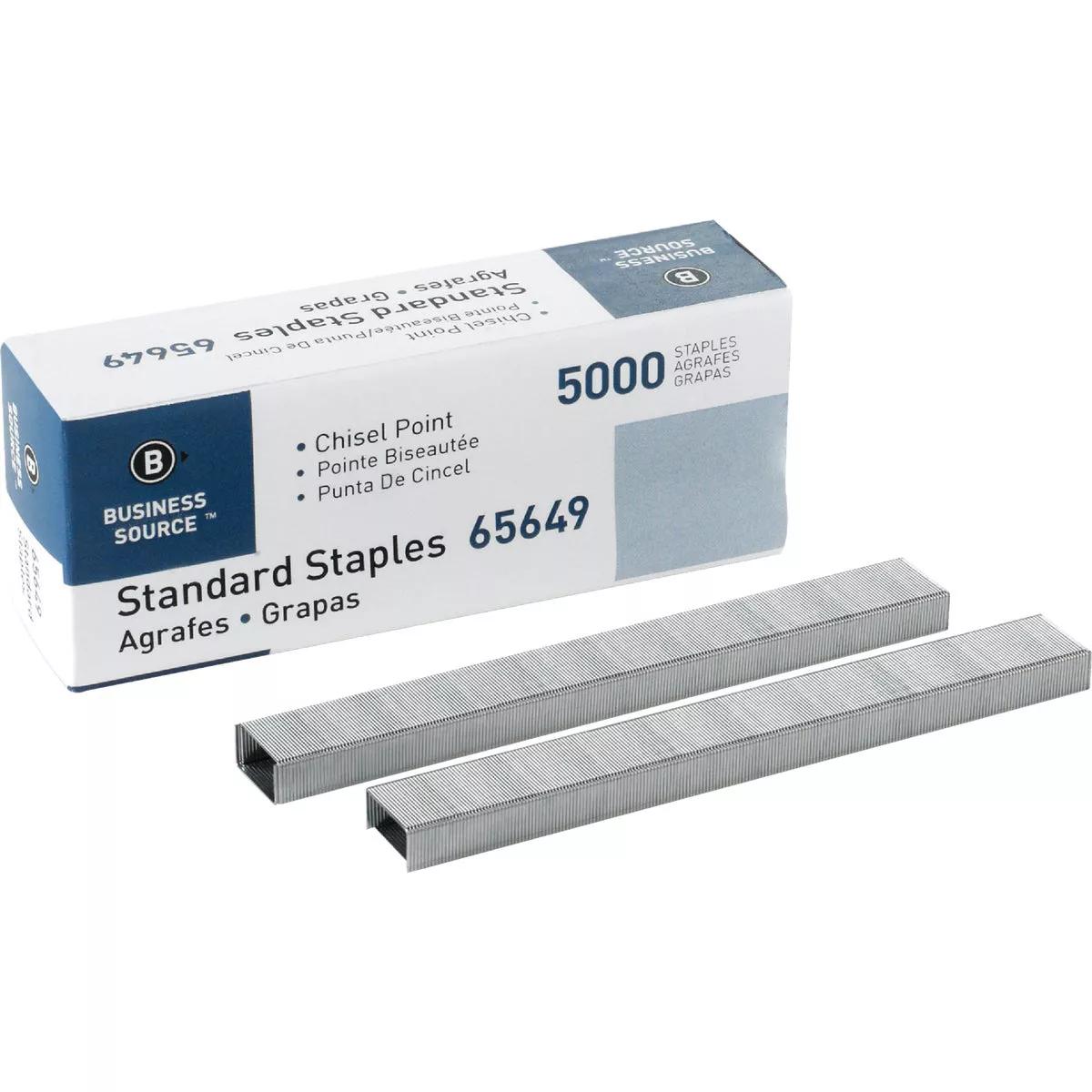 Business Source Standard Chisel Point Staple (5000-Pack) | True Value ...