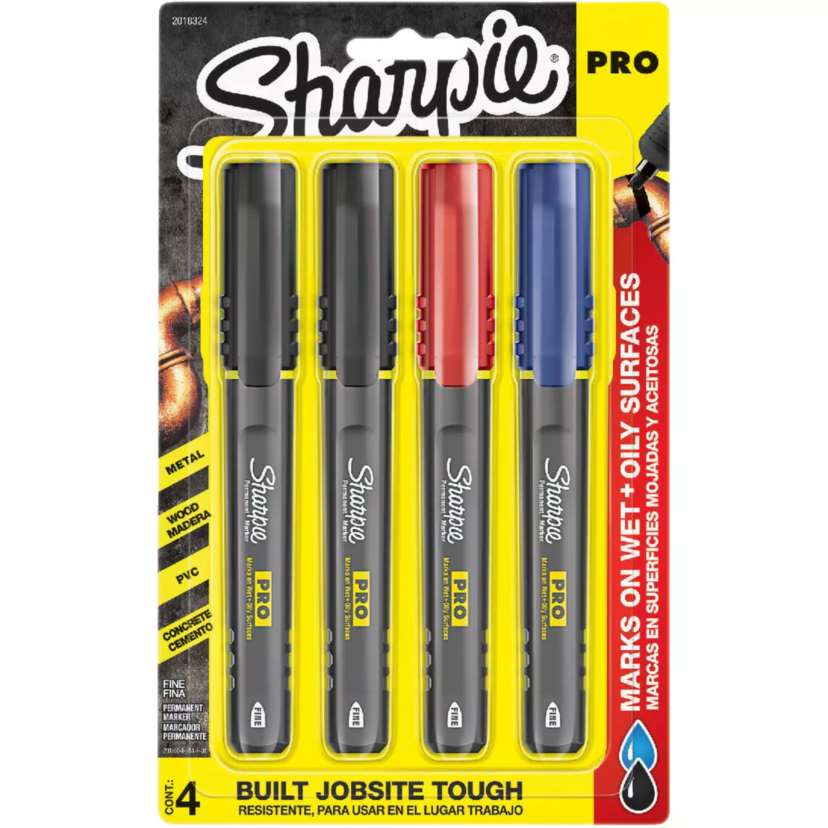 Sharpie Pro Assorted Color Fine Point Permanent Markers (4-Pack) | True ...