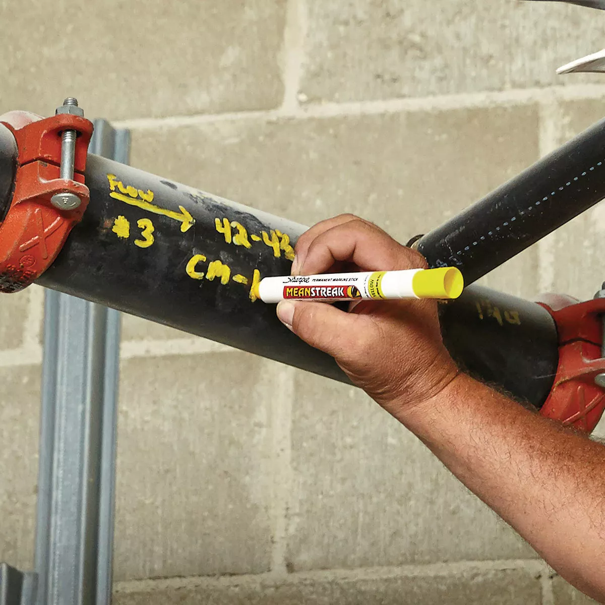Sharpie Mean Streak Yellow Bullet Tip Waterproof Marker | Do it Best