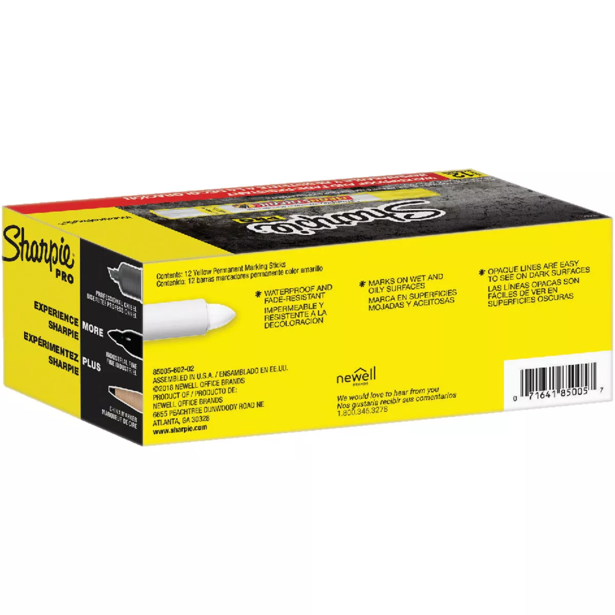 Sharpie Mean Streak Yellow Bullet Tip Waterproof Marker | Do it Best