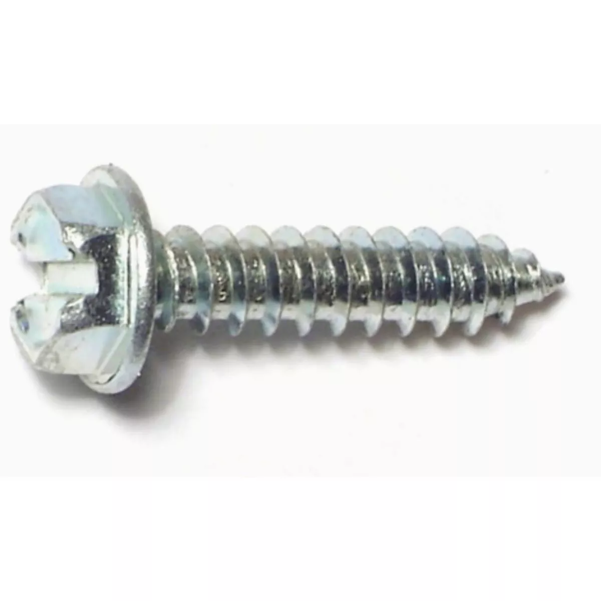 Midwest Fastener #8 x 3/4 In. Zinc Plated Steel Slotted Hex Washer Head ...