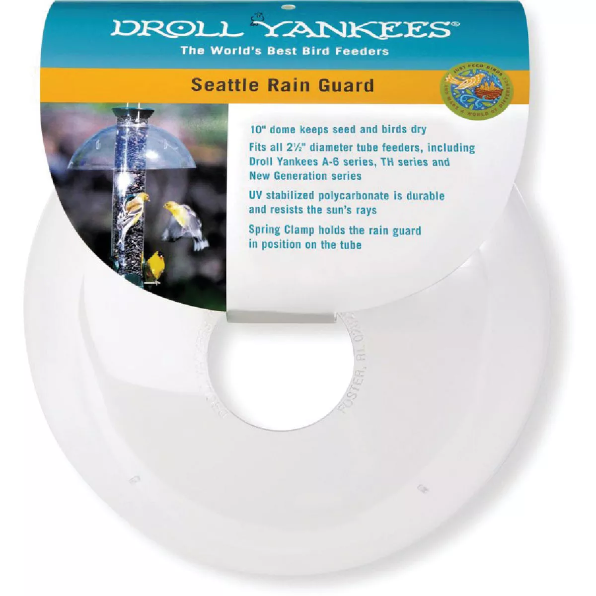 Droll Yankees 10 In. Dia. Bird Feeder Rain Guard | True Value Hardware