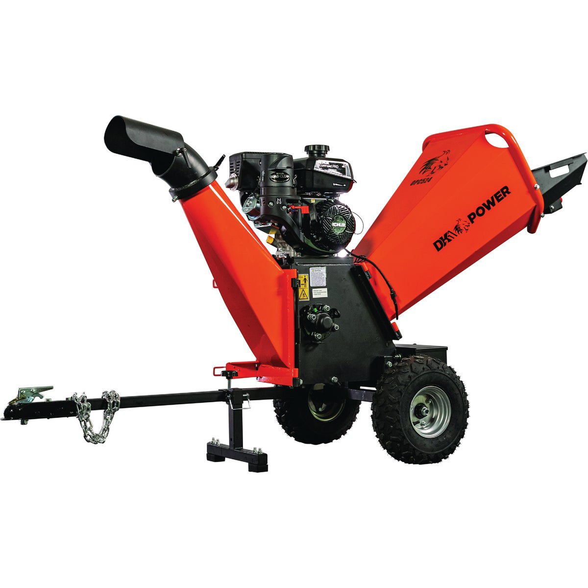 DK2 Power 5 In. 9.5HP Kinetic Drum Wood Chipper Powered By KOHLER ...