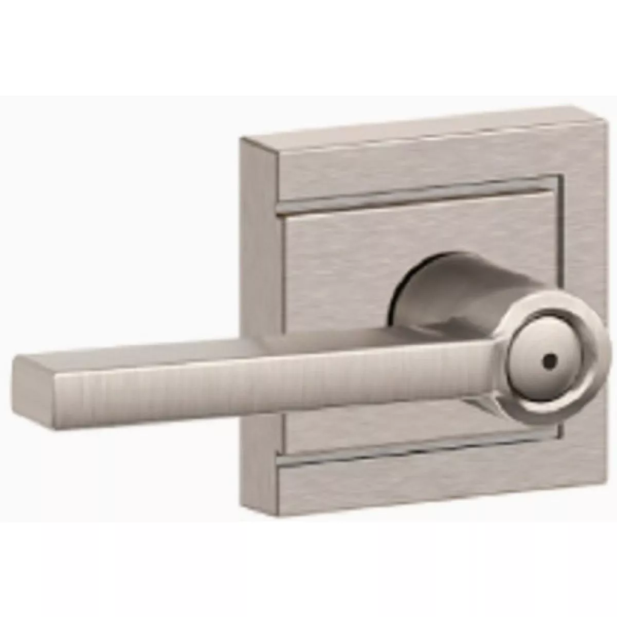 Schlage F Series Privacy Function, Latitude Lever, 619 Satin Nickel ...